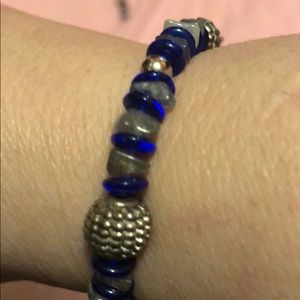 Jewelry | Beautiful Handmade Blue And Grey Jewelry Set | Poshmark